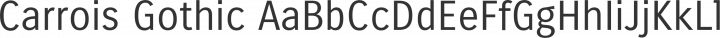 Carrois Gothic Font Free by Ralph Oliver du Carrois | Font Squirrel