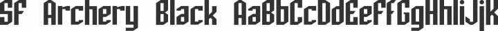 Archery Black Font Free by ShyFonts » Font Squirrel