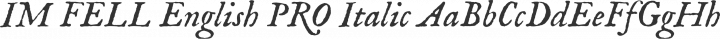 IM FELL English PRO Font Free by Igino Marini » Font Squirrel