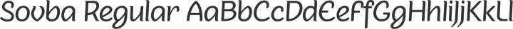 Sovba Regular Font Free by insigne design | Font Squirrel