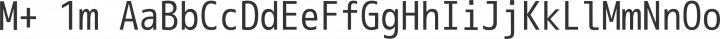 M+ 1m Font Free by M+ Fonts | Font Squirrel