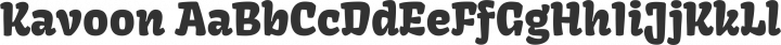 Kavoon Font Free by Sorkin Type Co » Font Squirrel