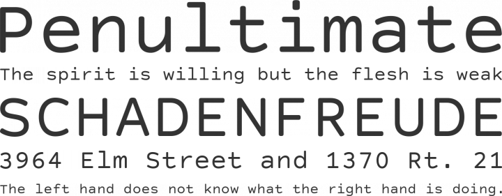 Courier Prime Sans Font Free by Quote-Unquote Apps » Font Squirrel