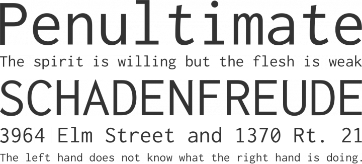 Inconsolata Font Free by Raph Levien » Font Squirrel