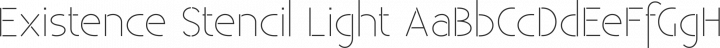 Existence Light Font Free by Yeah Noah | Font Squirrel