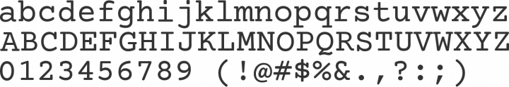Courier Prime Font Free by Quote-Unquote Apps » Font Squirrel
