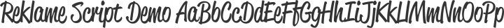 Reklame Script Font Free by HVD Fonts | Font Squirrel