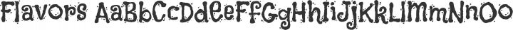 Flavors Font Free by Sideshow » Font Squirrel